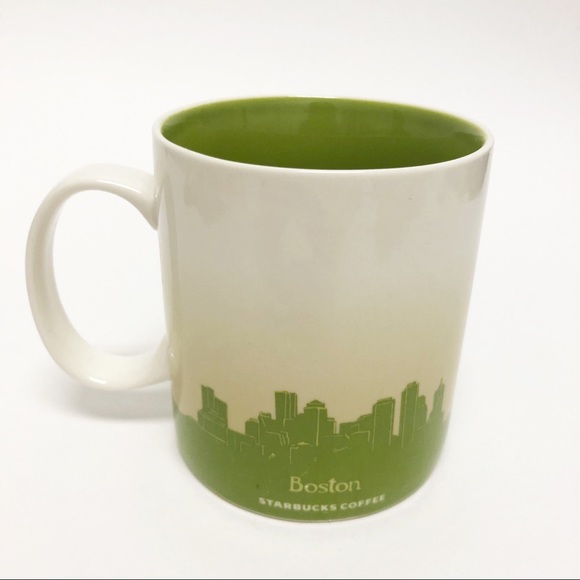 Starbucks | Dining | Starbucks Boston Coffee Mug Collector Series Green ...